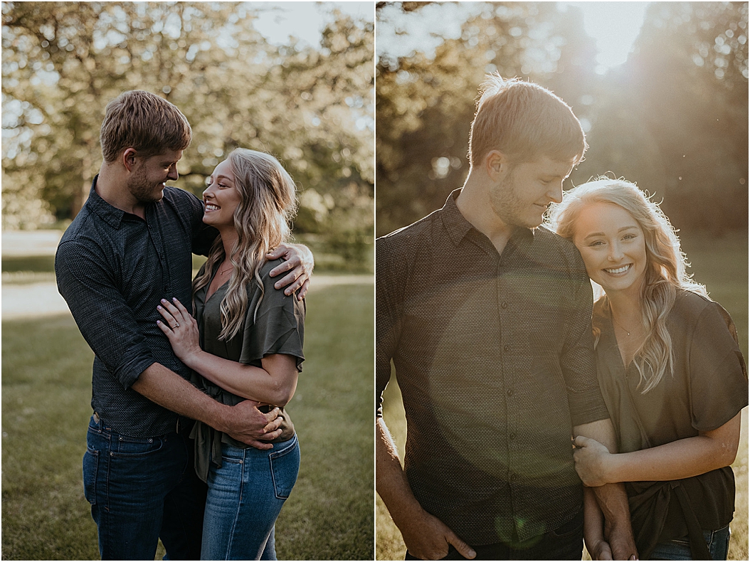 Indiana Engagement Session | Hannah + Austin - Kim Kaye Photography