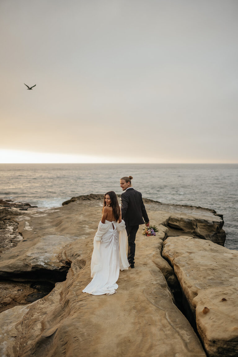 Epic San Diego Elopement on Sunset Cliffs - Kim Kaye Photography